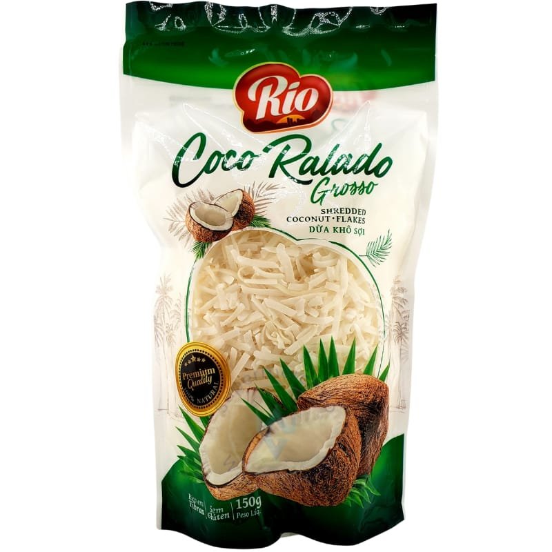 Coco ralado grosso Rio 150g – Supermercado Works